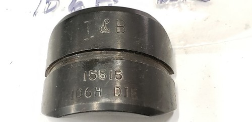 1-Side Thomas & Betts Blackburn 15515 106H Die Hydraulic Crimper. shelf ...