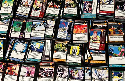 DRAGON BALL Z PANINI LOT CCG : 100 CARD DBZ COMMON, UNCOMMON & RARE ...