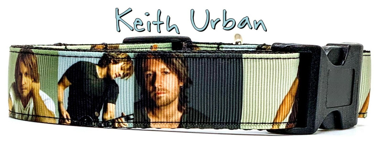 Keith Urban dog collar Handmade adjustable buckle 1" wide or leash ...