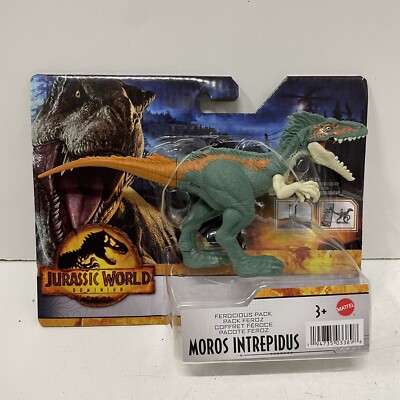 Jurassic World Dominion Moros Intrepidus Dinosaur Figure Ferocious Pack ...