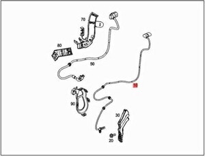 Genuine MERCEDES BBDC W242 C117 W176 X117 Rpm sensor 2469059402 | eBay