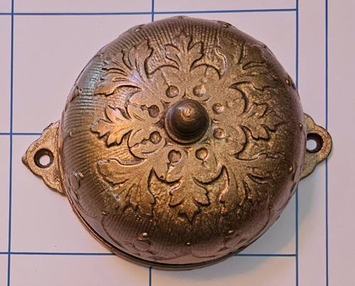 Antique Victorian Brass Door Bell Buzzer - 1882 | eBay