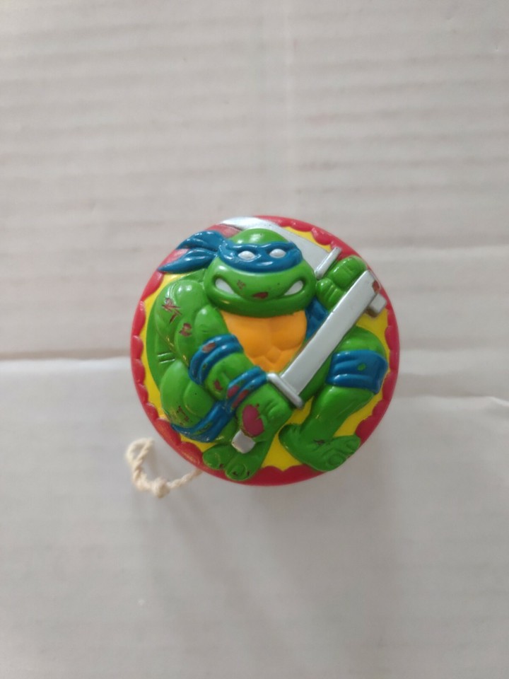 Vintage 1980's Teenage Mutant Ninja Turtles TMNT Leonardo Yo-Yo with ...