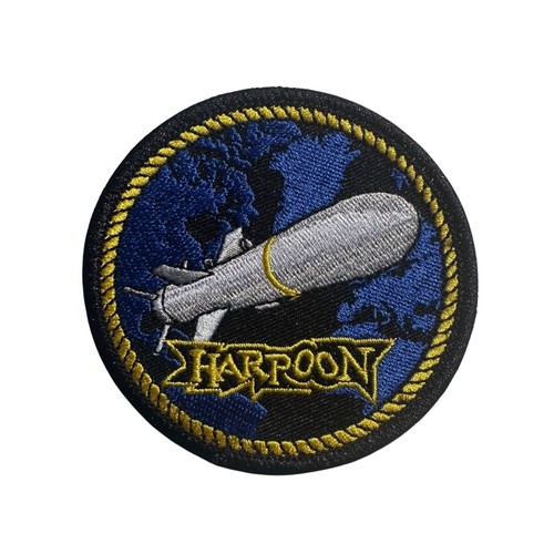 US Navy USN Harpoon Missile Embroidered Iron On Patch 147-A | eBay