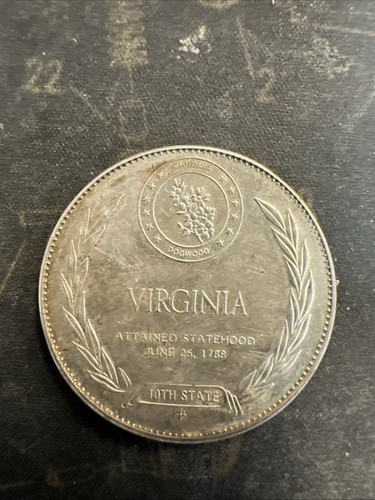 Franklin Mint State of Union Sterling Silver Commemorative Coin ...