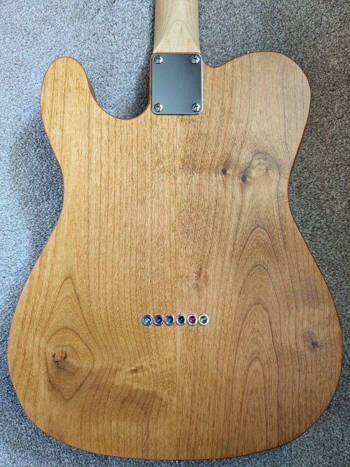 Handmade RD Custom Telecaster Guitar with 1/4" Flamed Maple Top | eBay