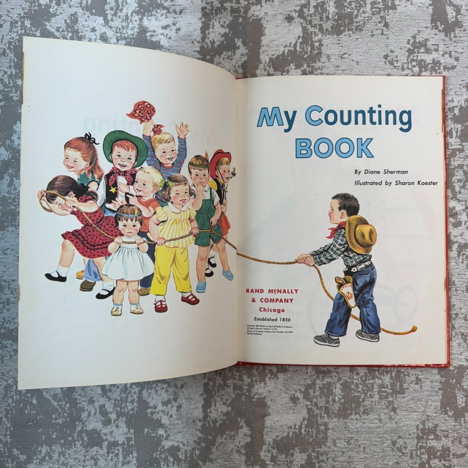 My Counting Book - 1978 HC - GIANT Rand McNally Book - Good Condition ...