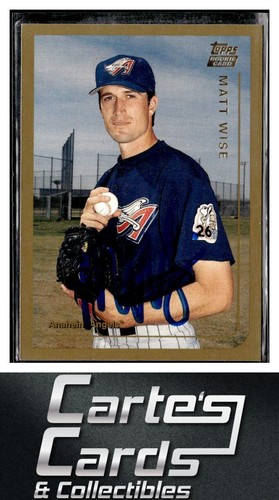 Matt Wise 1999 Topps Traded & Rookies #T3 Angels TTM/IP Signed ...