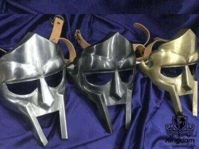 Christmas Medieval MF Doom Gladiator Mask Mild Steel Face Armor Set of ...
