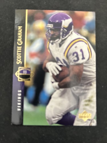 1994 Upper Deck Rookie Card #257 Scottie Graham Minnesota Vikings NmMt ...