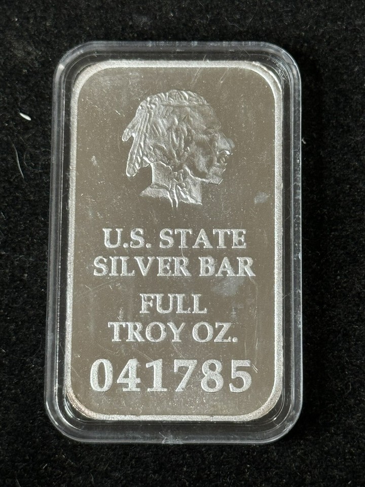 Georgia US State Silver Bar 1 oz .999 Silver Art Bar Proof 001004 | eBay