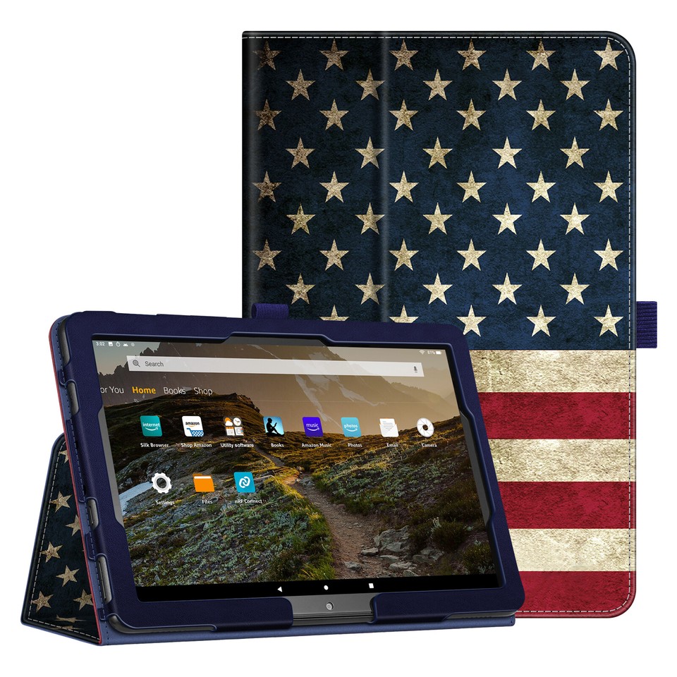 Folio Case for Amazon Fire HD 10(13th/11th Gen) Slim Stand Cover Auto ...