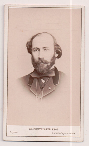 Vintage CDV Octave Feuillet French novelist and dramatist Reutlinger ...