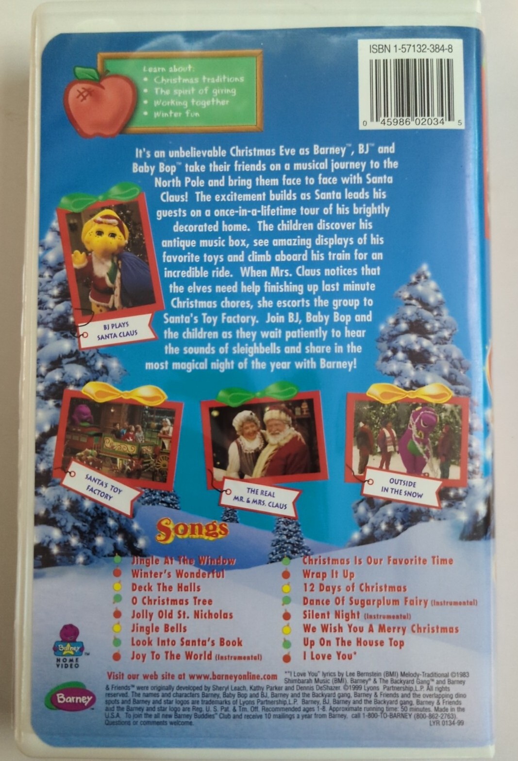 Barneys Night Before Christmas (VHS, 1999) Great Condition 45986020345 ...