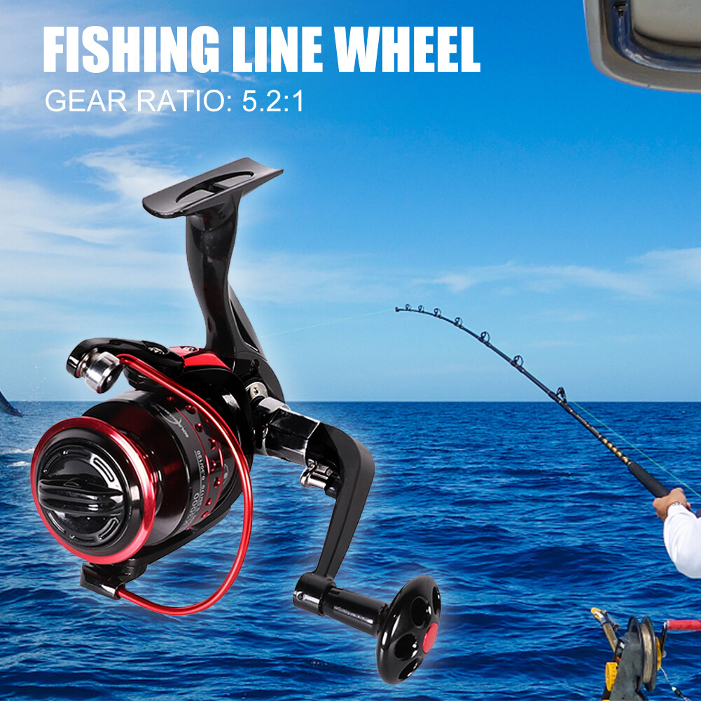 Fishing Reel Smooth Friction Spinning Fishing Wheel Foldable Fishing ...
