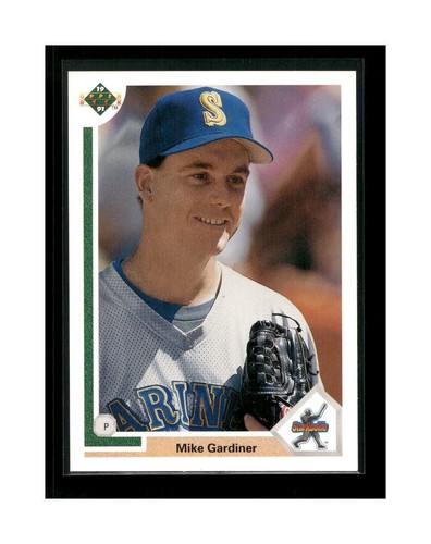1991 Upper Deck Seattle Mariners Baseball Card #14 Mike Gardiner Rookie ...