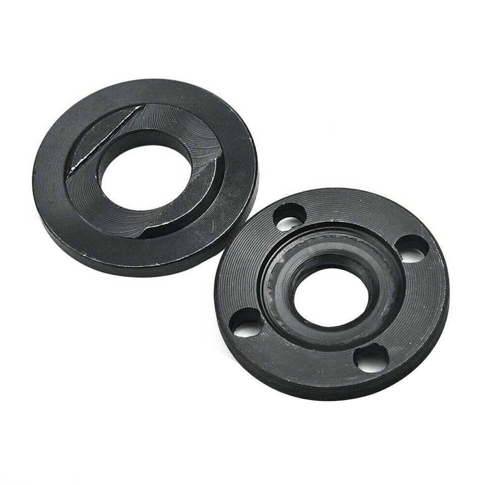 M14 Thread Angle Grinder Flange Nut Set Inner & Outer Metal Lock Nuts ...
