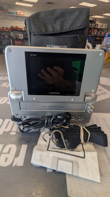 Audiovox VBP2000 Portable VCR VHS Player 5" LCD Screen W/Adapter Tested ...