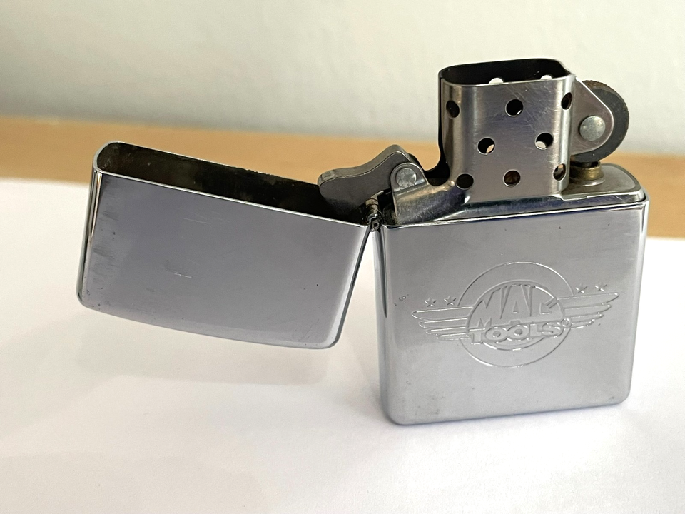 ZIPPO LIGHTER - 2001 MAC TOOLS High Polish Chrome EXC | eBay UK