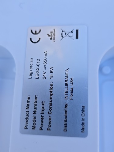 LegXercise Pro LEGX-012 Motorized Leg Exercise Machine w/ Wireless ...