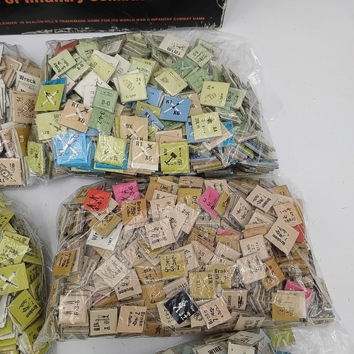 Avalon Hill Squad Leader ASL Counter Collection - Over 1.5lbs 3000+ Lot ...