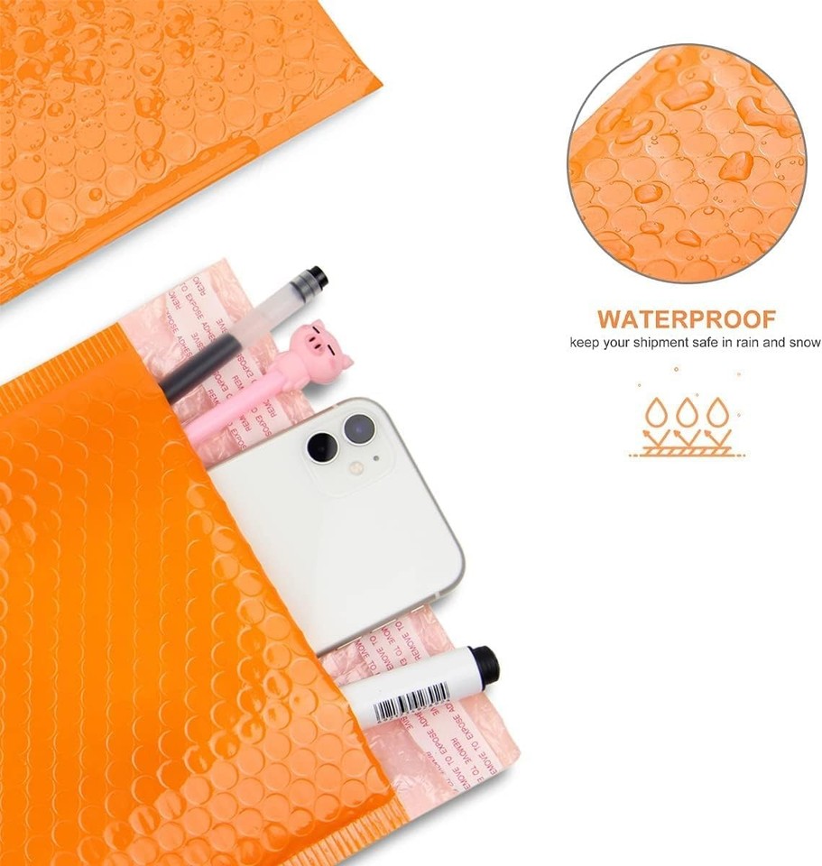 25pcs Padded Envelopes, 180mm x 260mm (7.1x10.2 Inch) Poly Bubble ...