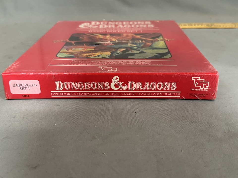 Ultra RARE Sealed NEW TSR 1983 D&D Advanced Dungeons & Dragons Basic ...