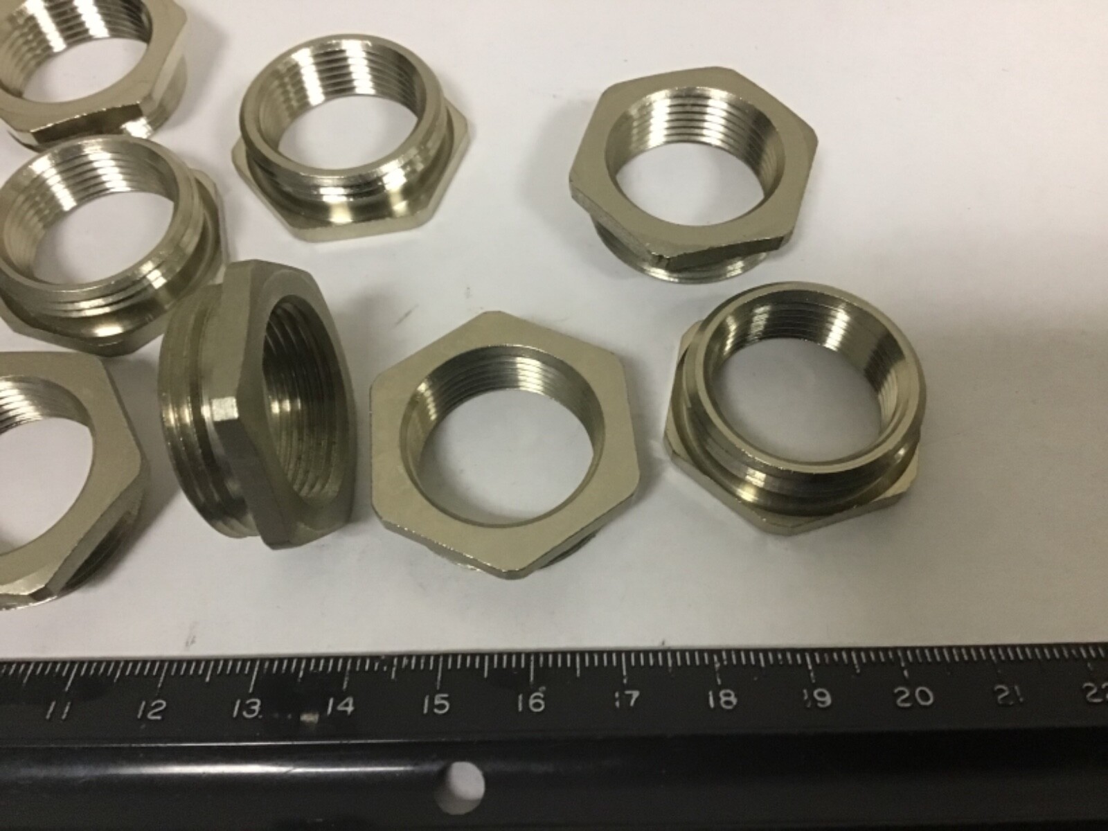 Qty (10) Harting PG21 to PG16 Reducer, 09 00 000 5066, W/O "O" Ring | eBay
