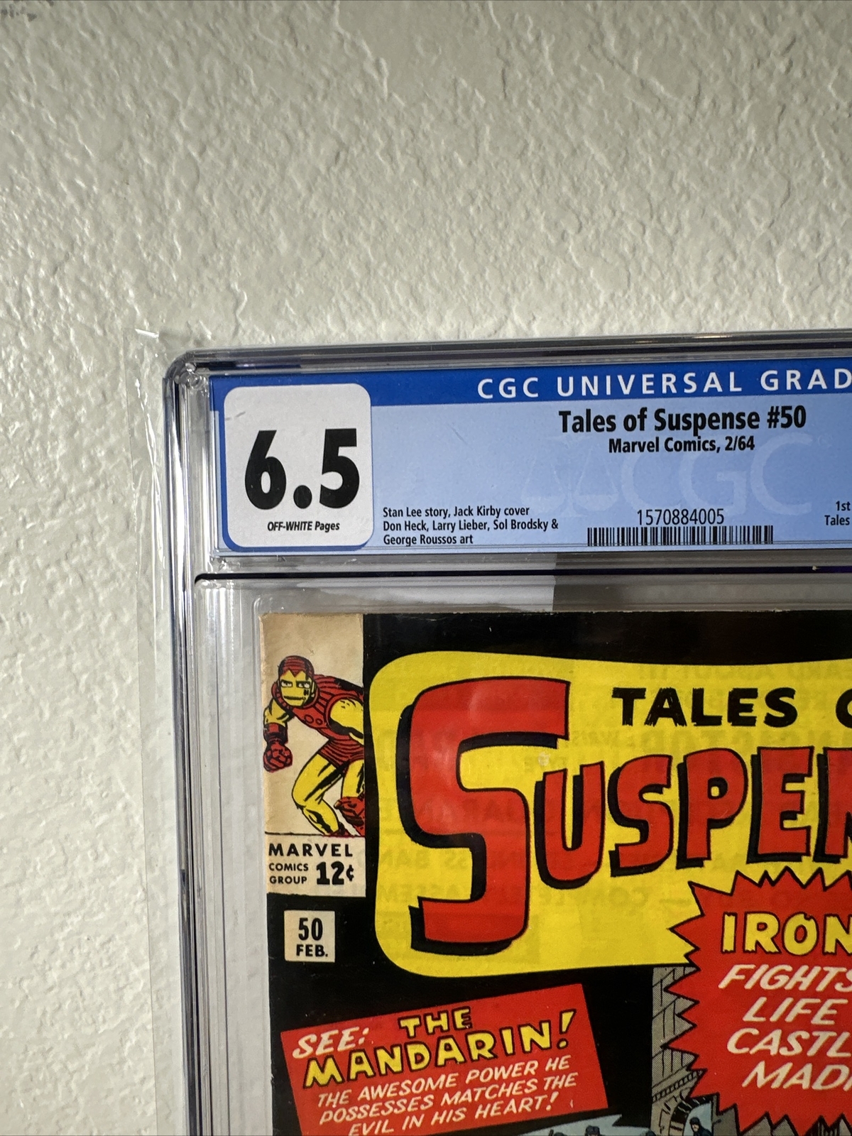 Tales of Suspense #50 1964 CGC Iron Man 1st Appearance of the Mandarin ...