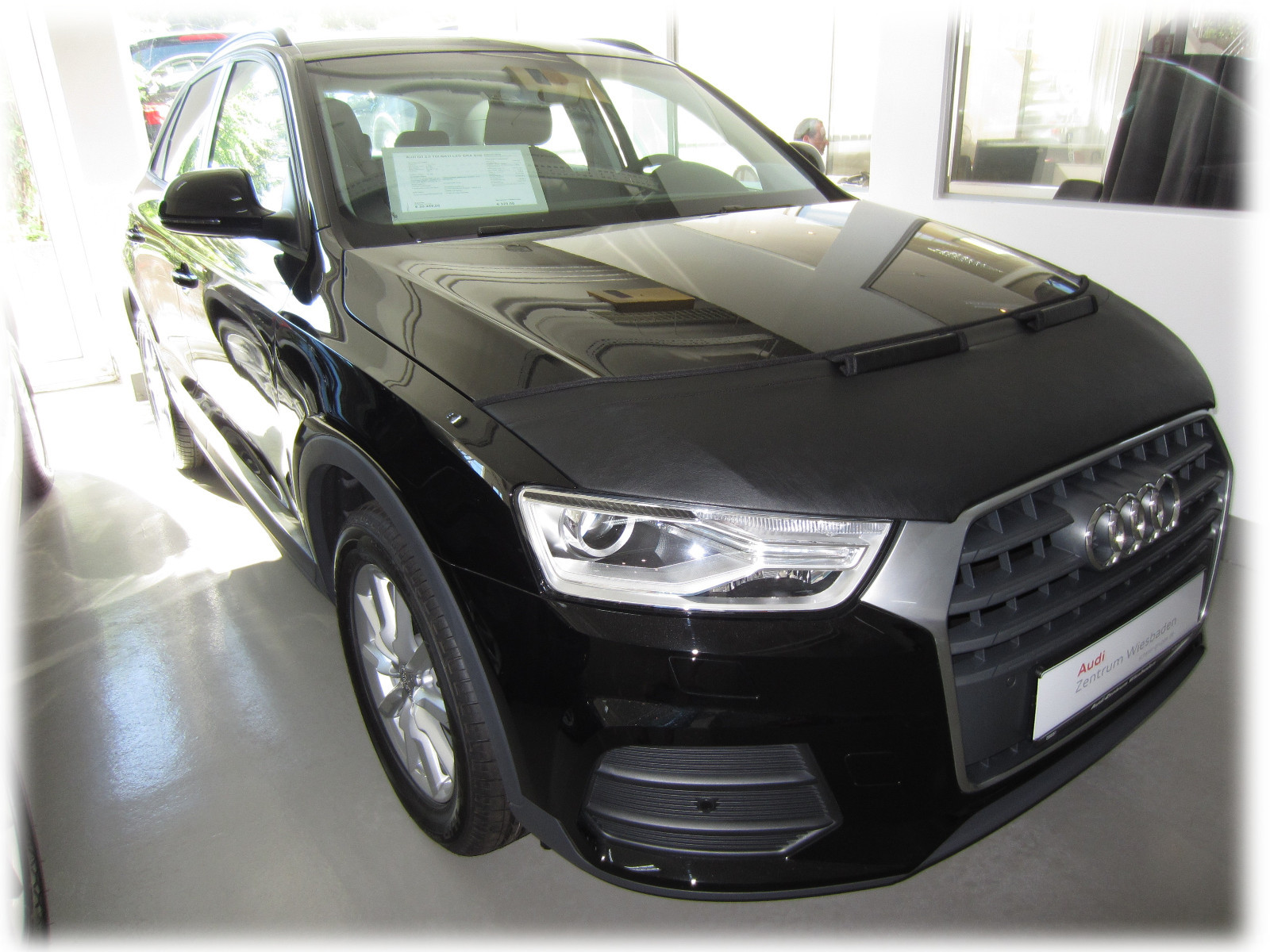 2011-2018 Audi Q3 Tup 8U CAR HOOD BONNET BRA fit Front Hood Bonnet Bra ...