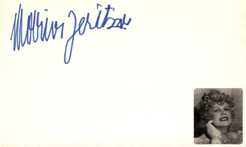 Maria Jeritza Signed Auto 3x5 Index Card Opera | eBay