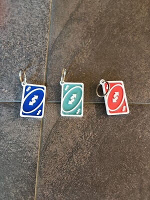 Uno Reverse Card Keychain, Card Game Keychain, Uno, Dos, Reverse Card ...