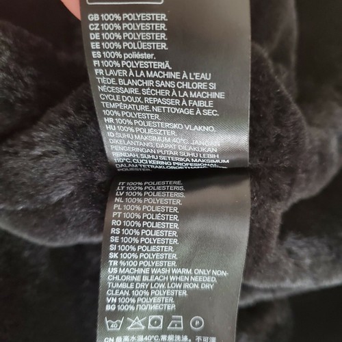 NWOT Divided H&M Black Faux Fur Soft Plush Infinity Loop Scarf Cowl | eBay