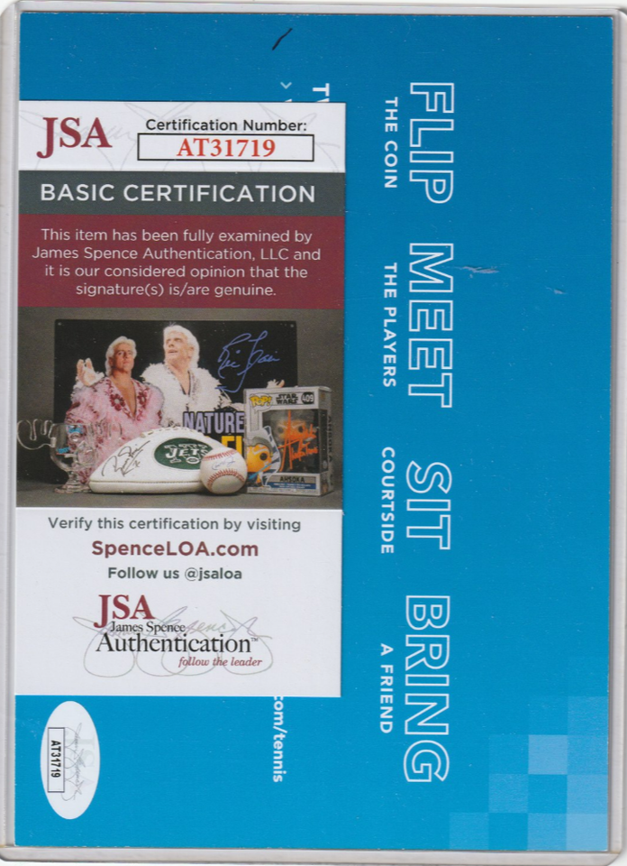 5" X 7" 2019 Western & Southern Open (Cincinnati) tennis Novak Djokovic ...