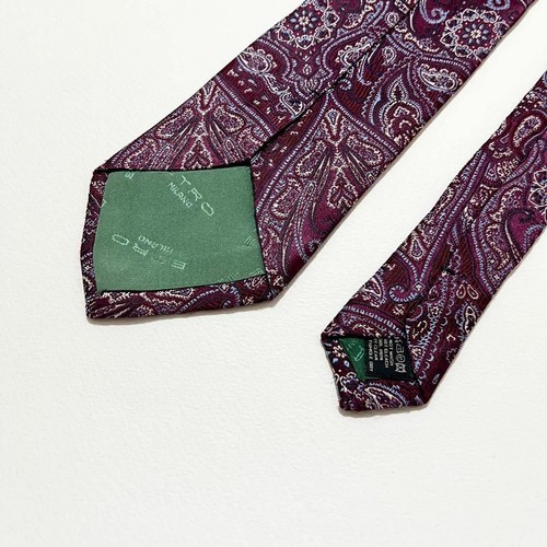 Etro Tie, Paisley Pattern, Jacquard Weave, Made In Italy | eBay