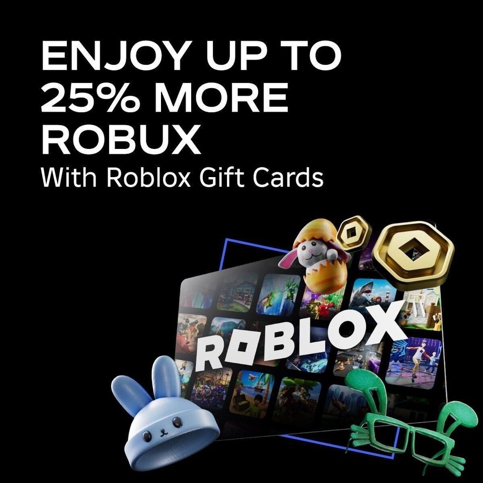 Roblox Physical Gift Cards, $25 [includes Free Virtual Item] [redeem ...