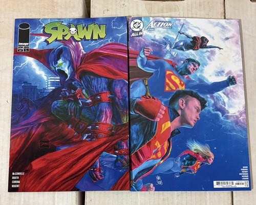 Spawn #356 & Action Comics #1060 Mark Spears Variant Cvrs 2024 Lot Of 2 ...