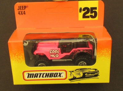 matchbox Jeep 4x4 no25 1997 pink | eBay Australia