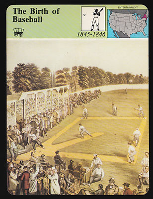 THE BIRTH OF BASEBALL 1866 Game Artwork History 1980 STORY OF AMERICA ...