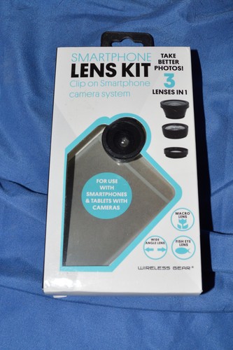 Wireless Gear Smartphone Lens Kit Clip On 3 in 1 680988137693| eBay