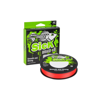 Berkley Sick Strand Braid 8 Strand High Strength Predator Line Fishing ...