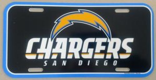 San Diego Chargers License Plate Car Truck SUV Tag NFL Football ...