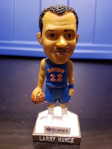 Cleveland Cavaliers Larry Nance Akron Rubberducks Signed Bobblehead SGA ...