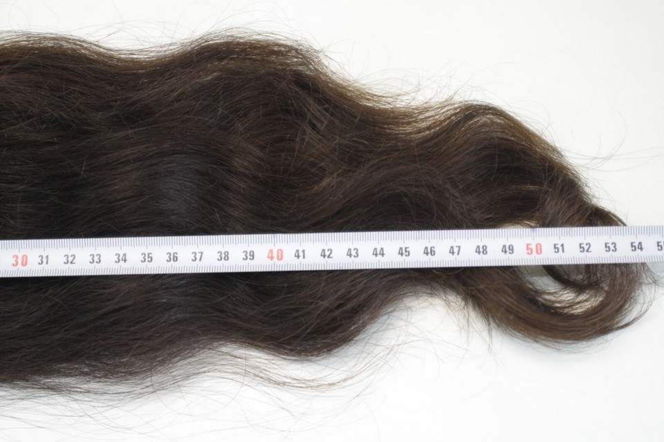 Russian Natural Ukrainian Wavy Slavic Hair Brown 54cm/21,3" and 128gr/4 ...