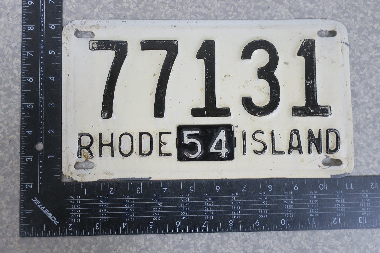 1954 54 RHODE ISLAND RI LICENSE PLATE TAG # 77131 | eBay