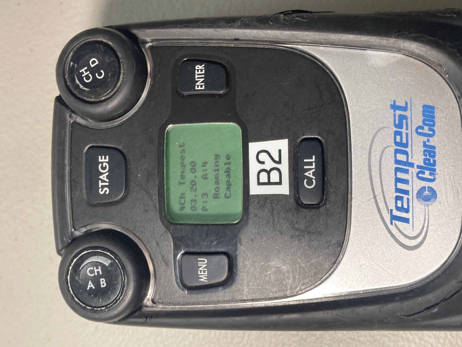 Clear-Com Tempest 2400 4-channel Wireless Belt Station | eBay