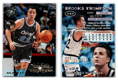 1995-96 Stadium Club Members Only #242 Brooks Thompson - Orlando Magic ...