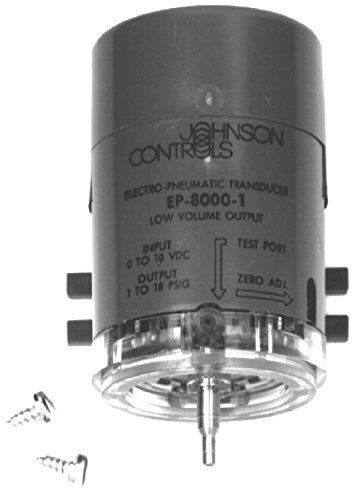 JOHNSON CONTROLS EP-8000-3 EP-8000-3 E-P TRANSDUCER; 4-20MA; LO-VOL | eBay