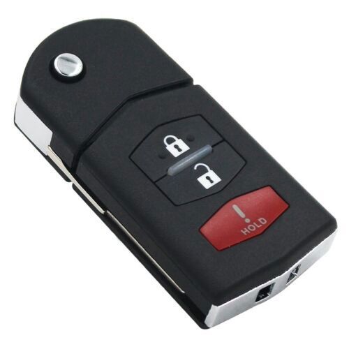 2005 2006 2007 2008 for Mazda 6 RX-8 Keyless Remote 3-Button Flip Key ...