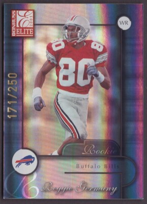 2001 Donruss Elite #143 Reggie Germany RC /250 | NM-MT | Buffalo Bills ...